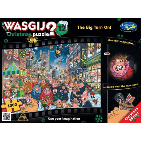 Wasgij Christmas No 12 The Big Turn On! 1000 piece Puzzle | Presents of ...