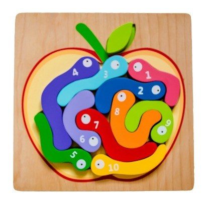 123 Worm Puzzle by Kiddie Connect | Presents of Mind
