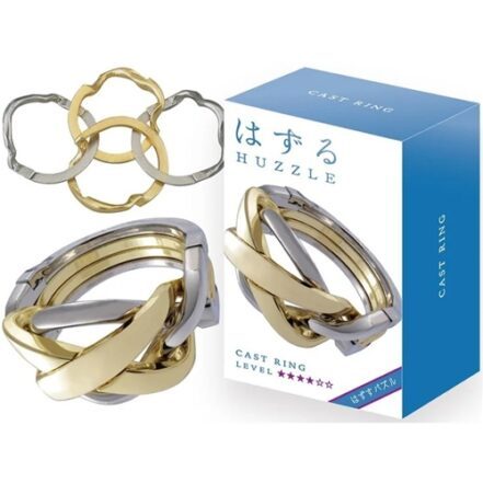 Huzzle LVL4 Ring Cast Metal Puzzle by Hanayama | Presents of Mind
